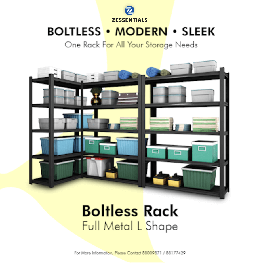 #1 Boltless Storage Rack | Perfect For Storeroom or Bomb Shelter ...